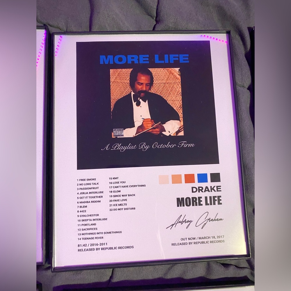 Drake Album Cover Posters With Frame. - Gem